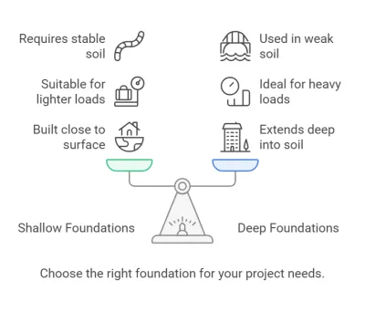 Choosing the Right Foundation Type: Shallow vs. Deep Foundations ...